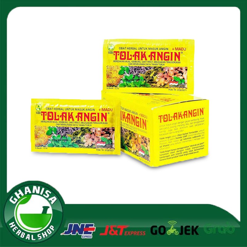 Jual TOLAK ANGIN CAIR OBAT HERBAL MASUK ANGIN PLUS MADU ISI 12 SACHET ...