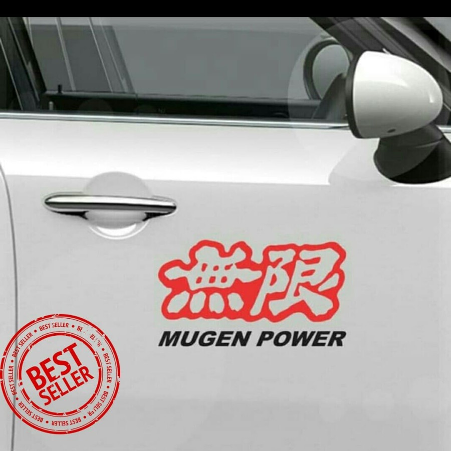 Jual Stiker Mugen Power Sticker Body Kaca Mobil Honda Cutting Sticker ...