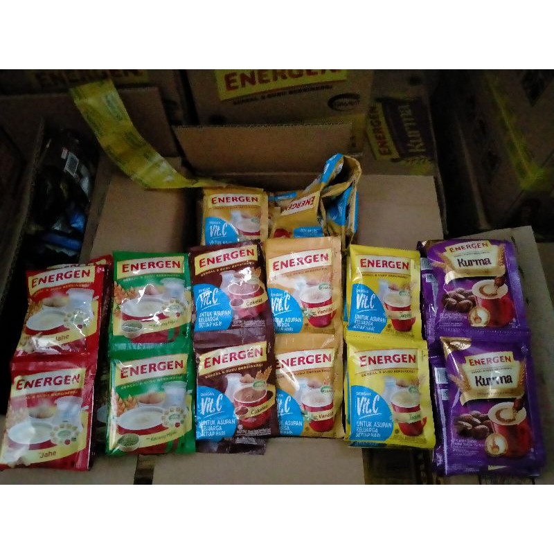 Jual ENERGEN ,PER RENTENG. | Shopee Indonesia