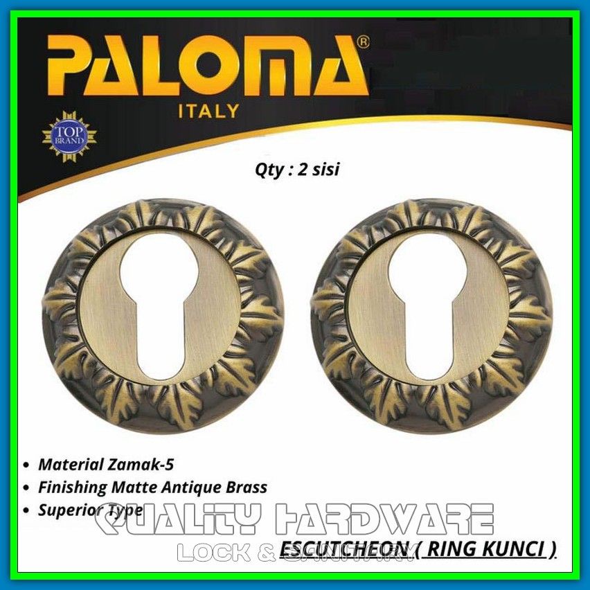 Jual Casing Kunci Pintu / Ring Kunci Paloma QHECP 223 Cover Kunci Bulat ...