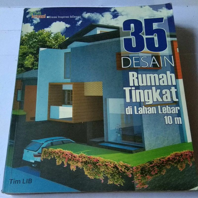 Jual Buku Arsitek - 35 Desain Rumah Tingkat di Lahan Lebar 10 m | Shopee Indonesia
