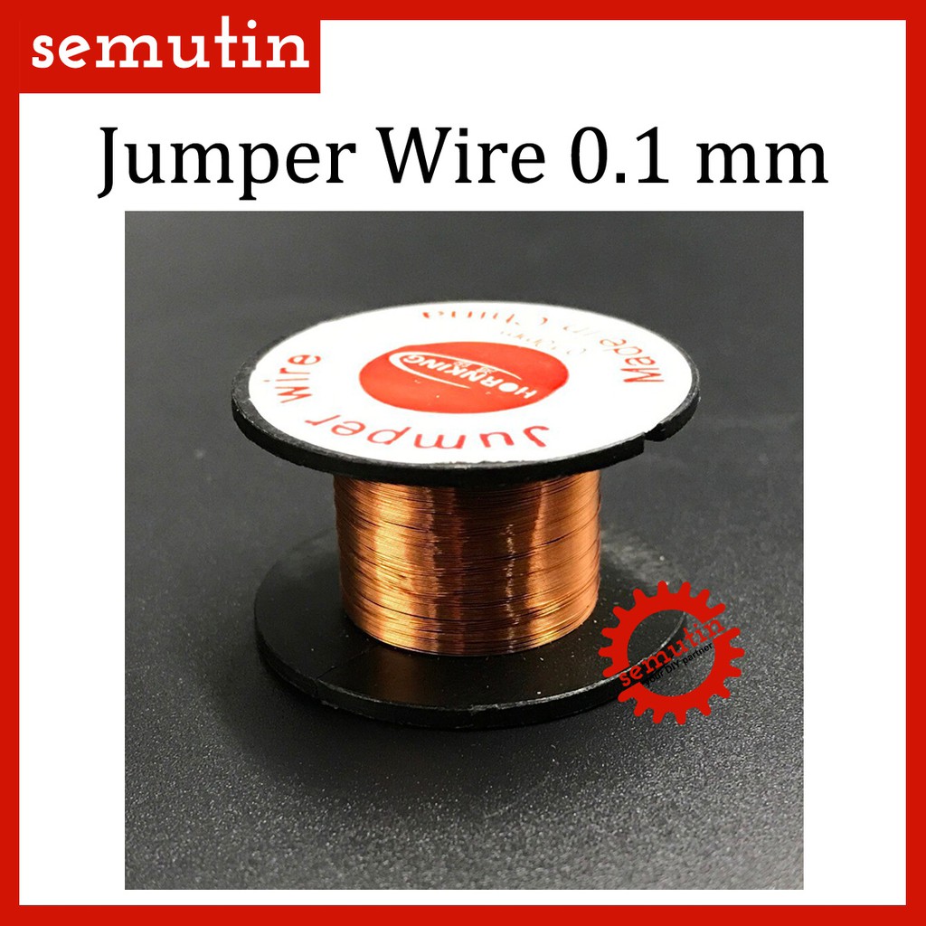 Jual Jumper Wire 0.1 mm / Kawat Tembaga Tipis / Kabel Email Copper HP ...