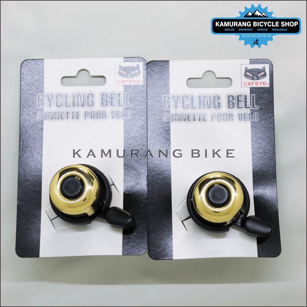 Jual CYCLING BEL / BEL SEPEDA CAT EYE GOLD & SILVER | Shopee Indonesia