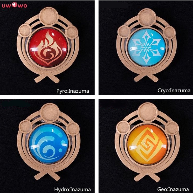 Jual PREORDER UWOWO Game Genshin Impact Inazuma Vision "Eye of God" Led ...