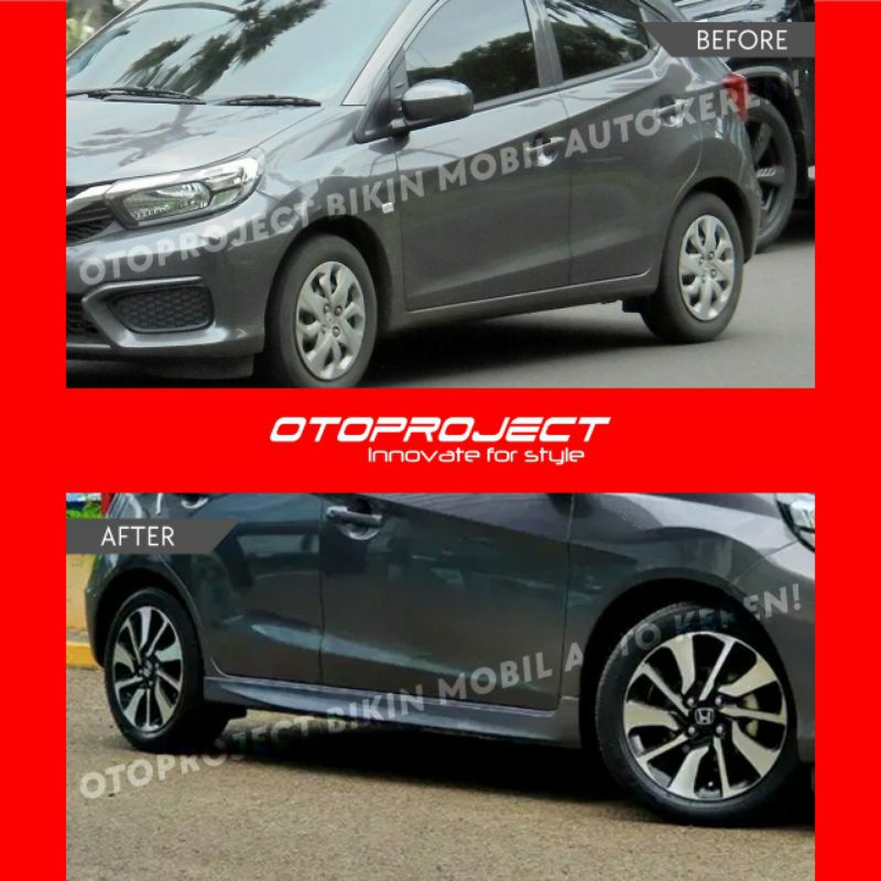 Jual Side Skirt Honda All New Brio Model RS Bodykit Side Skite ...