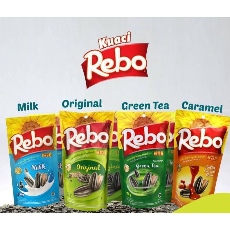 Jual Kuaci Rebo 150gram Kuaci Bunga Matahari 150gr Halal Mui Shopee