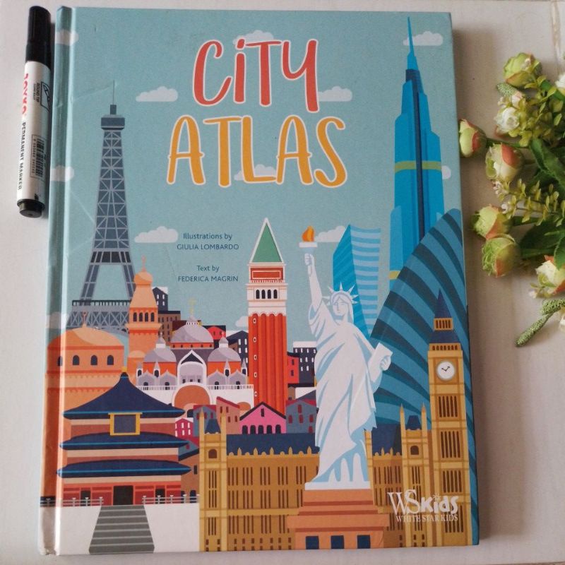 Jual City Atlas for kids buku atlas anak preloved | Shopee Indonesia