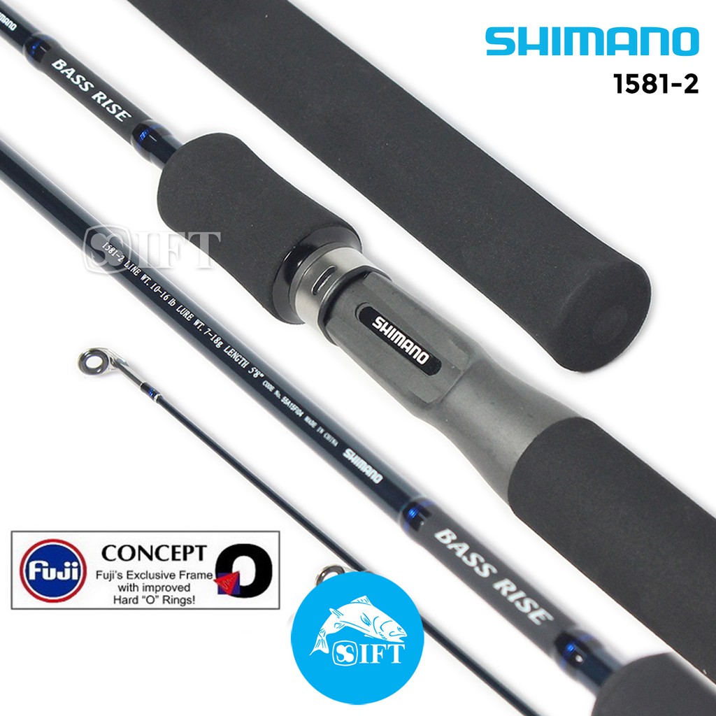 Jual Joran BC SHIMANO BASS RISE | Fuji Alconite + Seat | Bait Casting Sungai Muara Laut Resmi ...