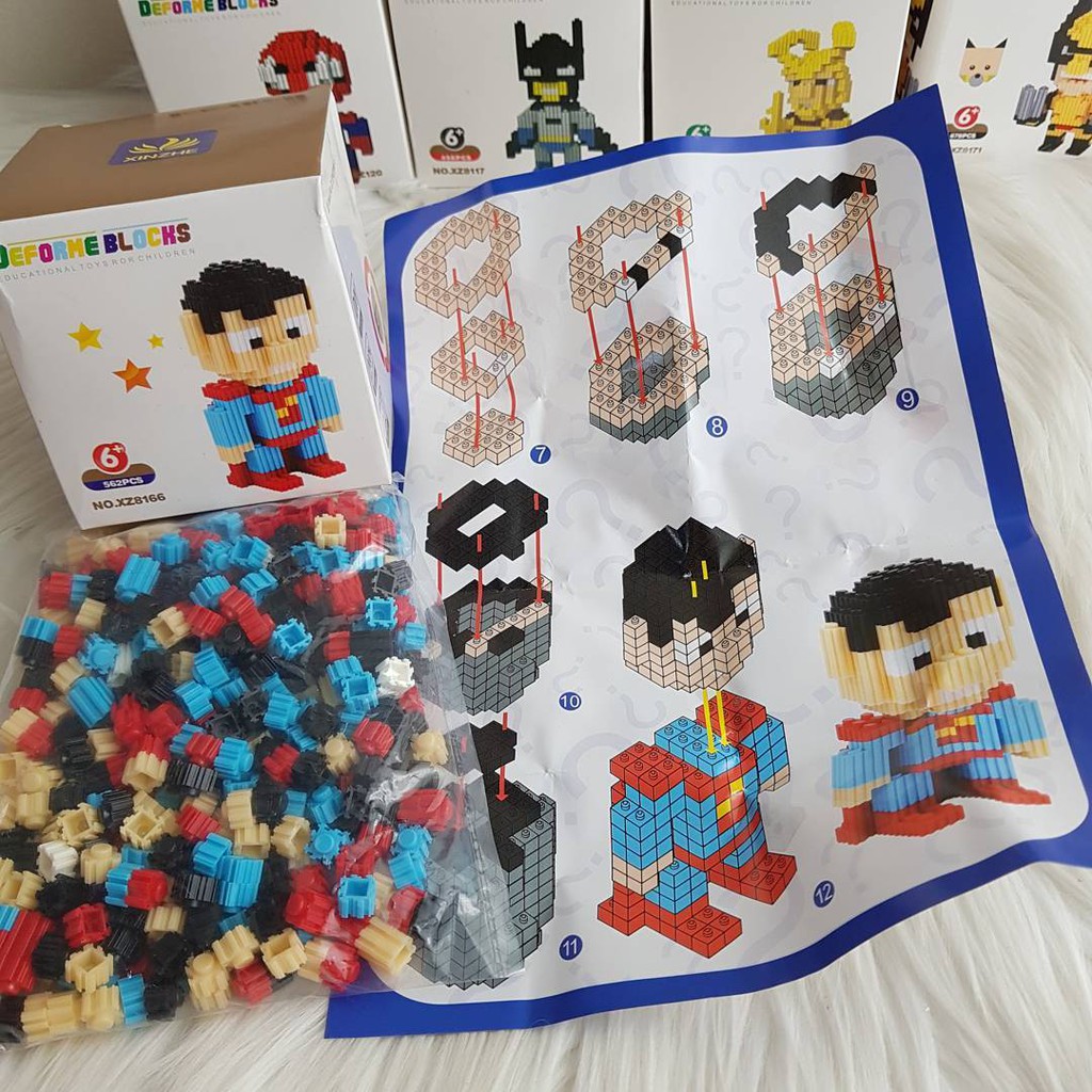 Jual Nano Block / Deformed Block Superman | Shopee Indonesia
