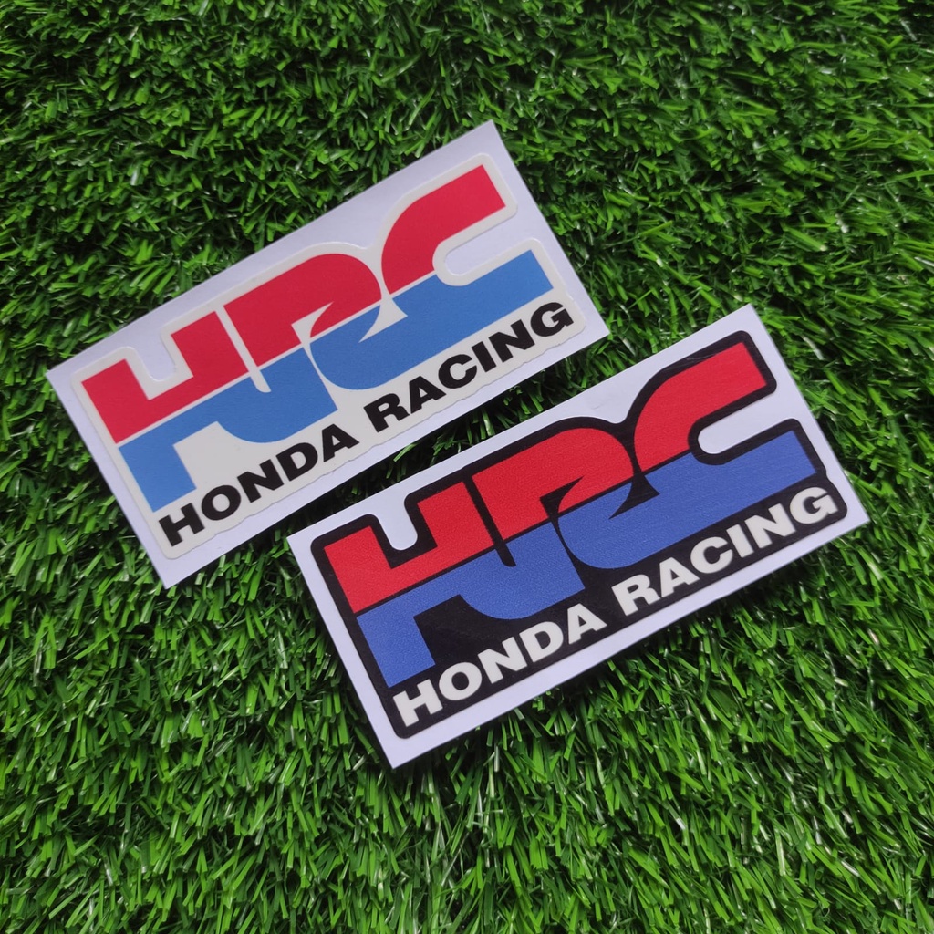 Jual Sticker HRC HONDA RACING Laminasi Glossy sudah Cutting | Shopee ...