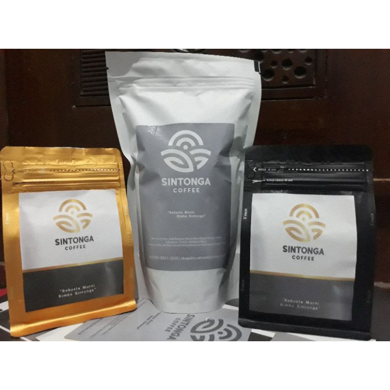 Jual Kopi Robusta Murni Rimba Sintonga 100gr - Sintonga Coffee - Khas ...