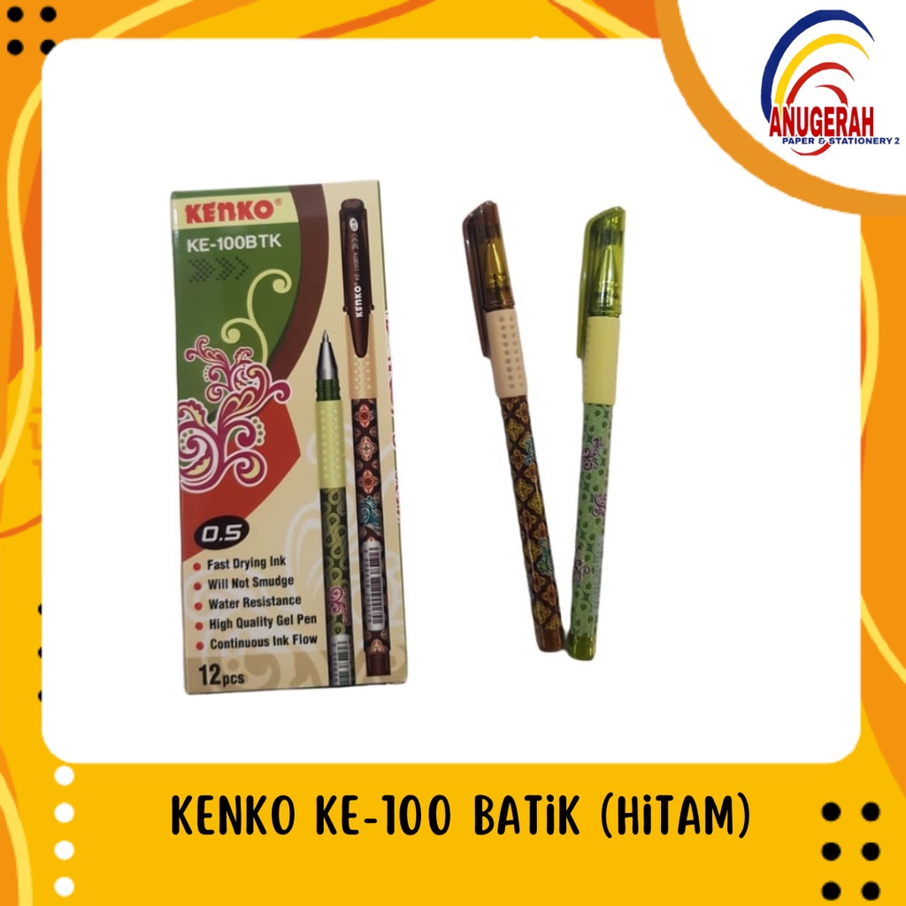 Jual BOLP GEL KENKO KE-100 MOTIF BATIK (PCS) | Shopee Indonesia