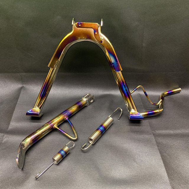 Jual Standar Set Mio Ring 17 Titanium Burn Center Stand + Side Stand ...