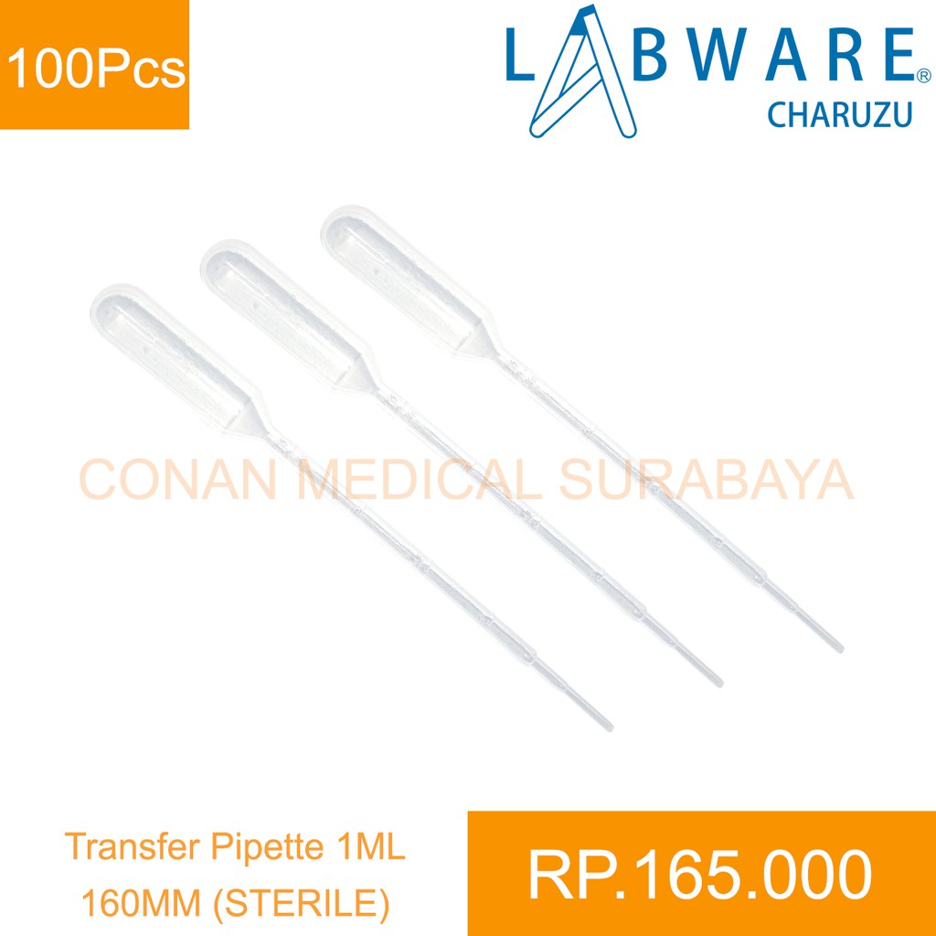 Jual Transfer Pipette 1ML 160MM ( STERILE ) @100pcs | Shopee Indonesia