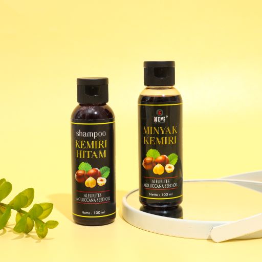 Jual NOVE Paket Minyak Kemiri dan Shampoo Kemiri Penebal Rambut ...