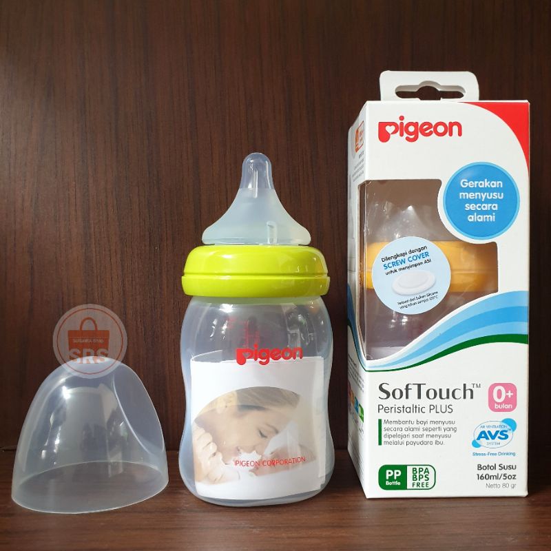 Jual Pigeon Baby Safe Botol Dot Wide Neck 260ml | 160ml, 125ml Soft Touch Wide Neck Bayi Newborn ...