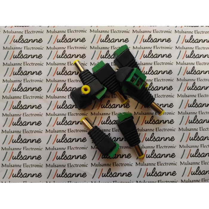 Jual Terminal 2 Pin Baut - Screw To Jack DC Male 2.5mm CCTV | Shopee ...