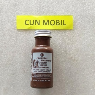 Jual Lem Gasket Indian Head Permatex, Gasket Shellac Compound Net 59 Ml ...