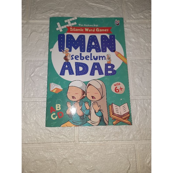 Jual BUKU AKTIVITAS ANAK IMAN SEBELUM ADAB WORD GAMES | Shopee Indonesia