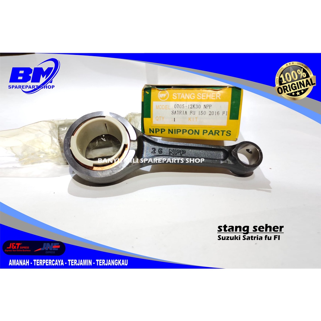 Jual STANG SEHER/ SEKER/ CONROD KIT SATRIA FU FI 2016 NPP ORIGINAL 100% ...