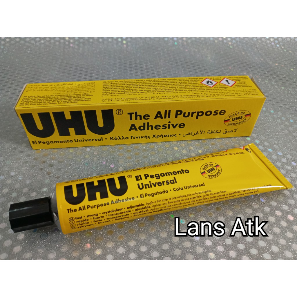 Jual Lem Cair UHU Besar 60 ml The All Purpose Adhesive | Shopee Indonesia