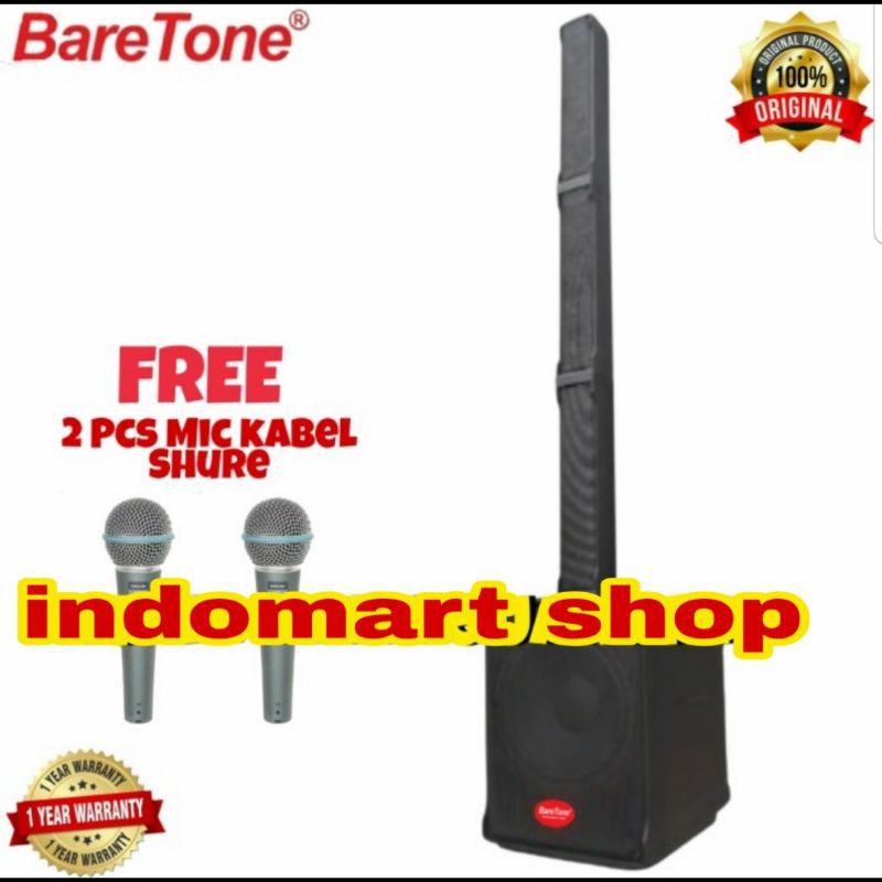 Jual Speaker Aktif Satelite BARETONE MAX 12 CLM ( 12 inchi Bluetooth ...