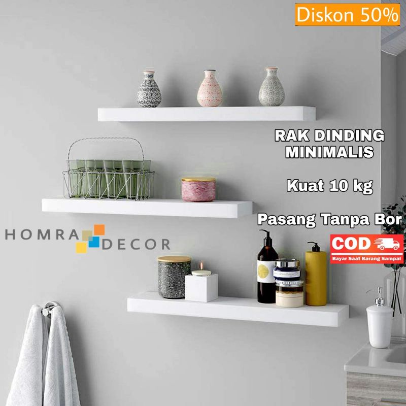 Jual Rak dinding - rak melayang - rak minimalis - rak buku - rak ...