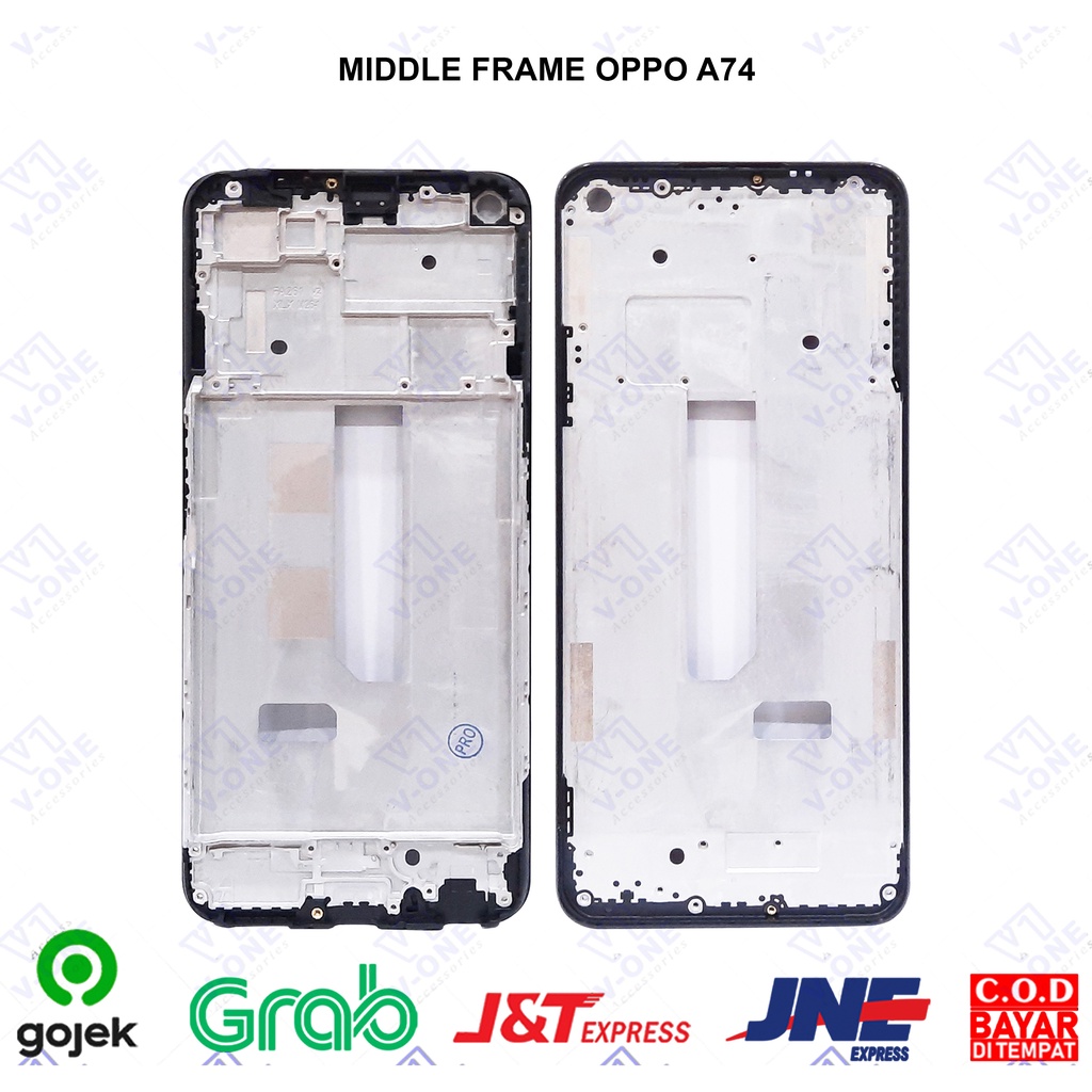 Jual TULANG TENGAH / MIDDLE FRAME / DUDUKAN LCD OPPO A74 5G | Shopee ...