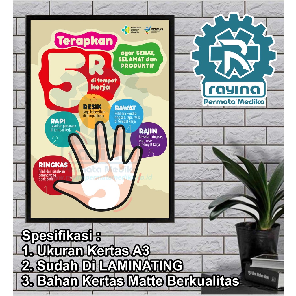 Jual Poster Terapkan 5R di Tempat Kerja | Shopee Indonesia