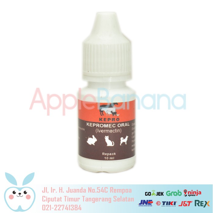 Jual Kepromec oral obat scabies kutu dan jamur kelinci kucing dan ...