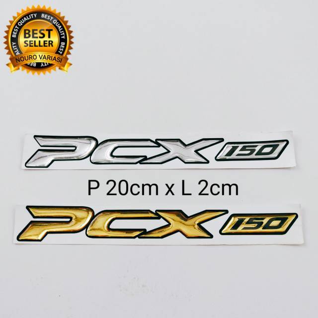 Jual emblem timbul logo honda PCX 150 KUALITAS TERBAIK TER MURAH ...