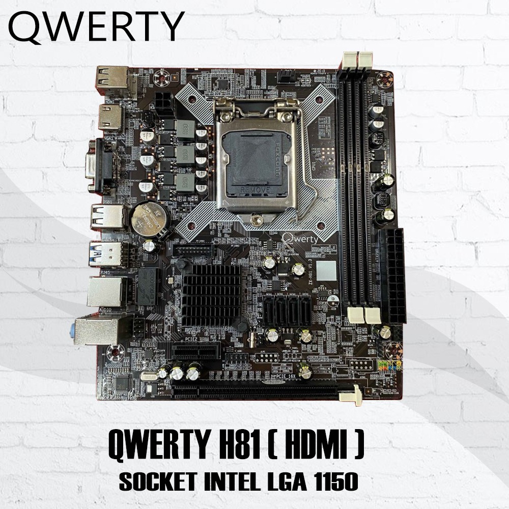 Jual Qwerty H81 Socket Intel LGA 1150 - Motherboard | Shopee Indonesia