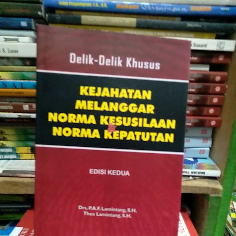 Jual kejahatan melanggar norma kesusilaan norma kepatuhan | Shopee ...