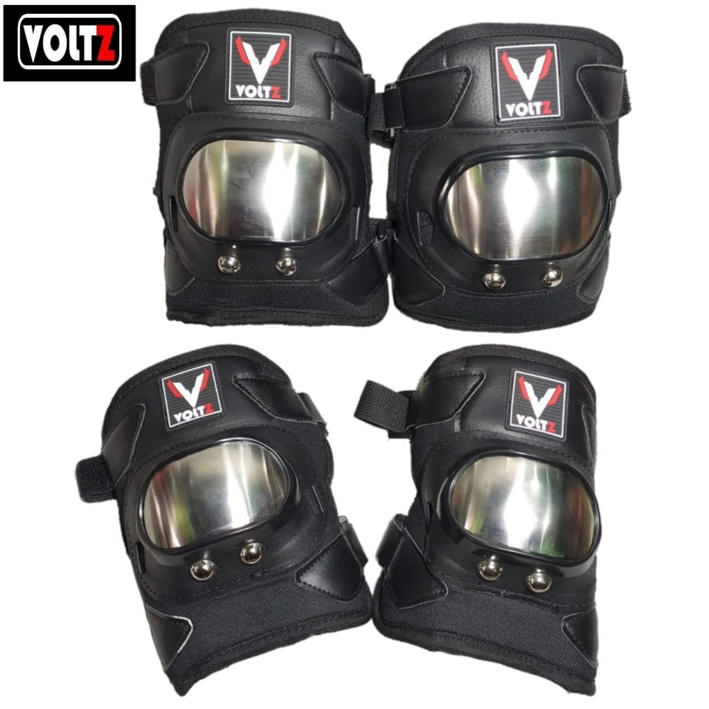 Jual Dekker Deker Mini Pendek Half VOLTZ Besi Stainless Protector Biker ...