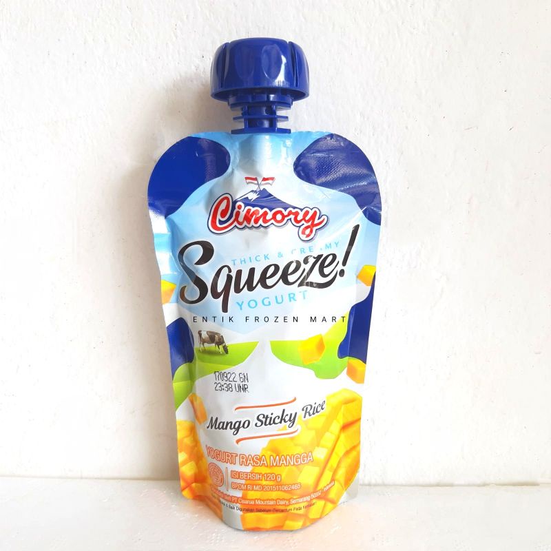 Jual Cimory Squeeze Yogurt Original / Strawberry / Blueberry / Honey ...