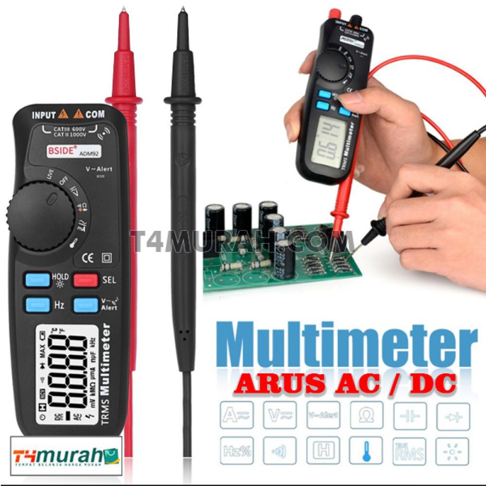 Jual Multimeter Digital ADM92 AC DC | Shopee Indonesia