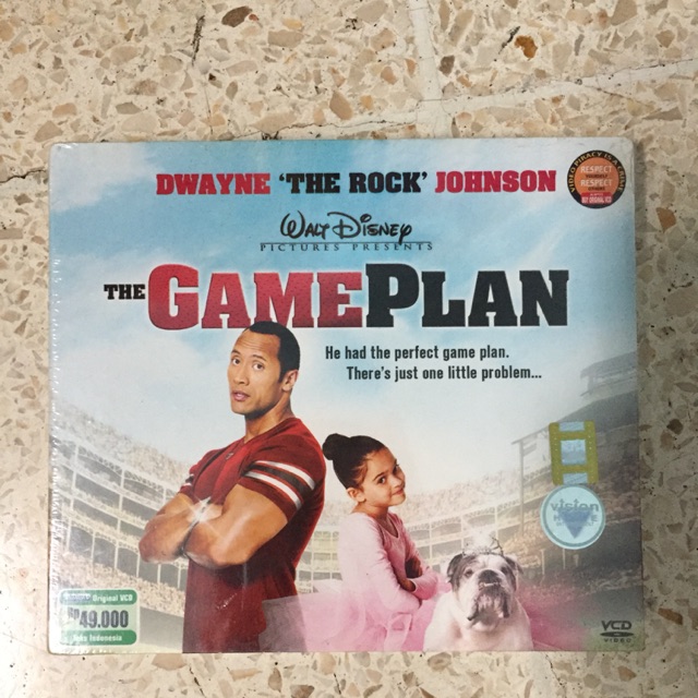 Jual VCD Original The Game Plan - The Rock Dwayne Johnson | Shopee ...