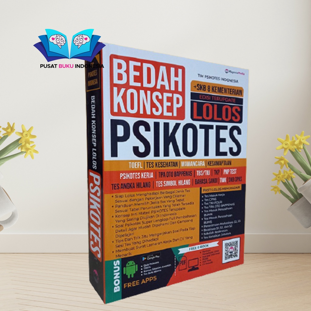 Jual Buku Belajar Panduan Soal Tes Psikotes Masuk Kerja Cpns Bumn Tni ...
