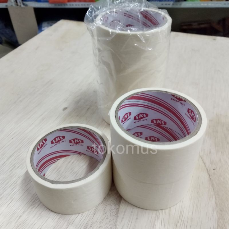 Jual Lakban kertas Masking Tape 24mm /48mm | Shopee Indonesia