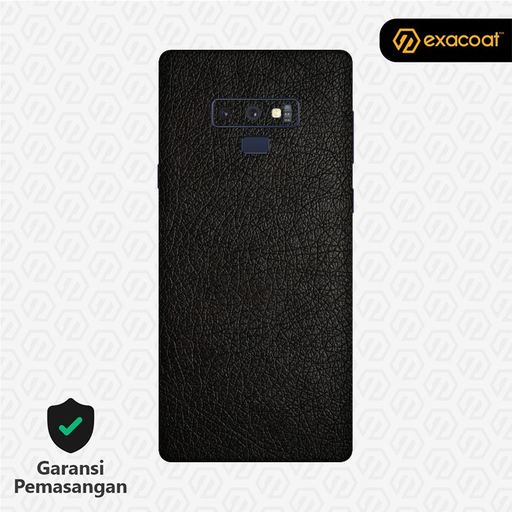 Jual [EXACOAT] Galaxy Note 9 Skins Leather Black | Shopee Indonesia