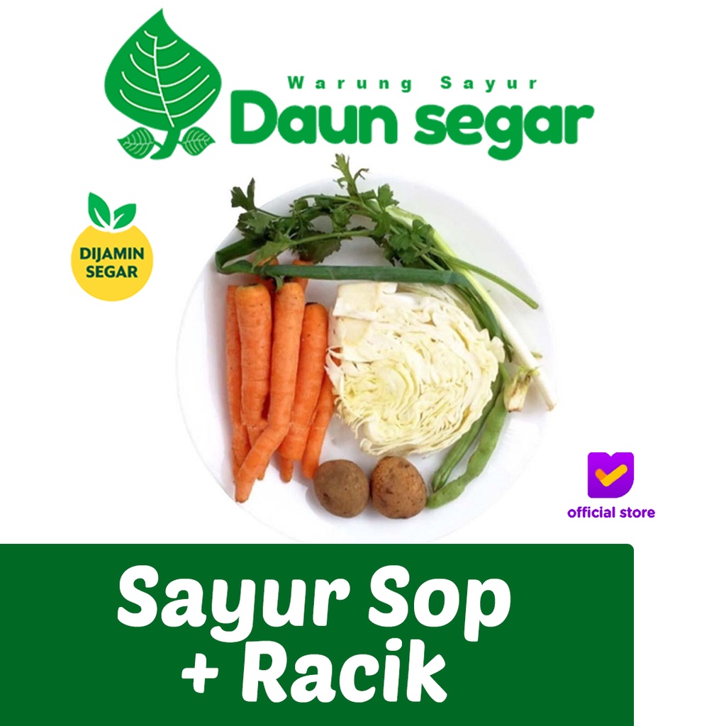 Jual paket sayur siap masak Paket Sayur Sop + Racik / Paket Sayuran Sop ...