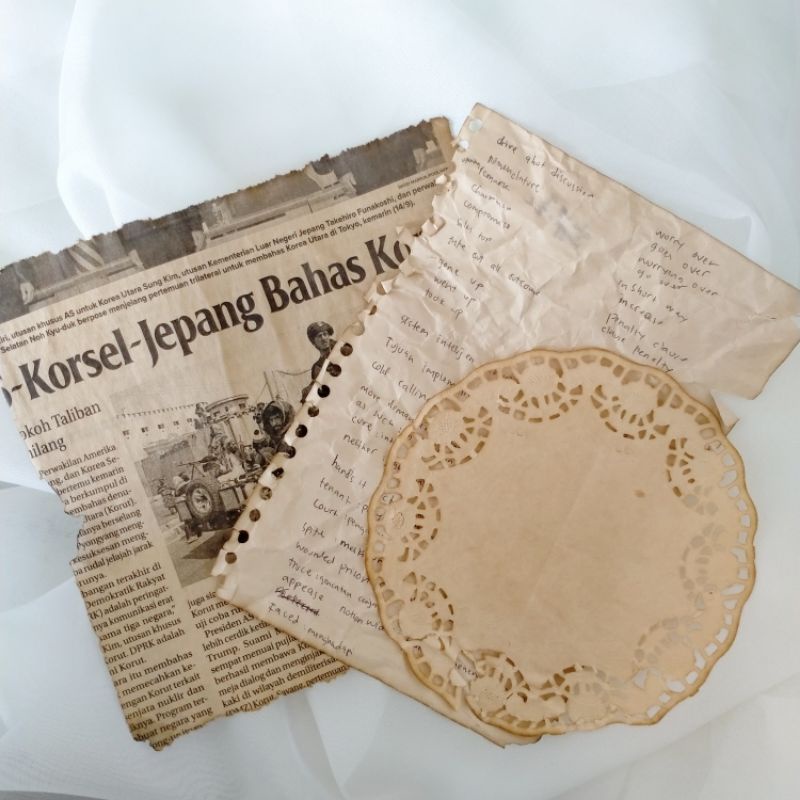 Jual Kertas/Koran Vintage Tua untuk Journal, Scrapbook | Shopee Indonesia