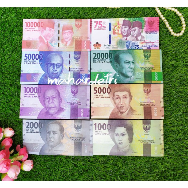 Jual Uang Mainan untuk Bahan Isi Hiasan Dekorasi Mahar Pernikahan ...