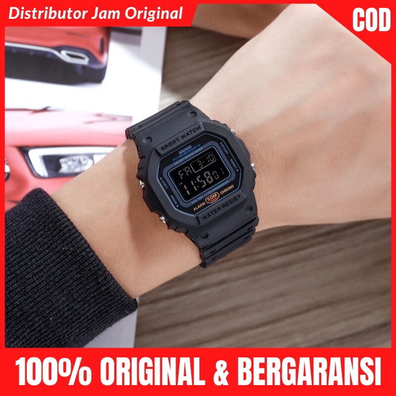 Jual Jam Jm Tangan Tngan Pria Cowok Cowo Laki Laki Digital Anti Air ...