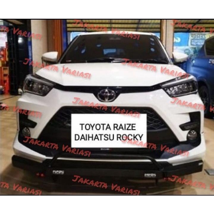 Jual Tanduk Depan Bumper Raize Rocky 2021 2022 UP Full Besi | Shopee ...