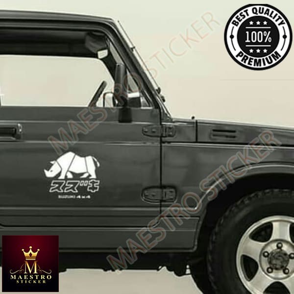Jual M.STICKER Stiker Suzuki Badak Jimny 4x4 Off Road Cutting Sticker ...