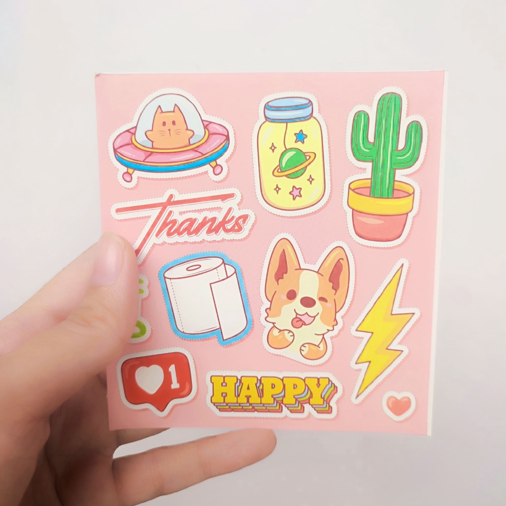 Jual STIKER AESTHETIC DODLE STIKER CASE HP AESTHETIC TUMBLR STIKER ...