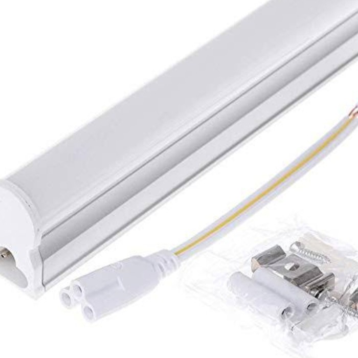 Jual Lampu LED TL T5 Tube Led 30Cm 300mm 5w 5 watt Komplite Socket ...