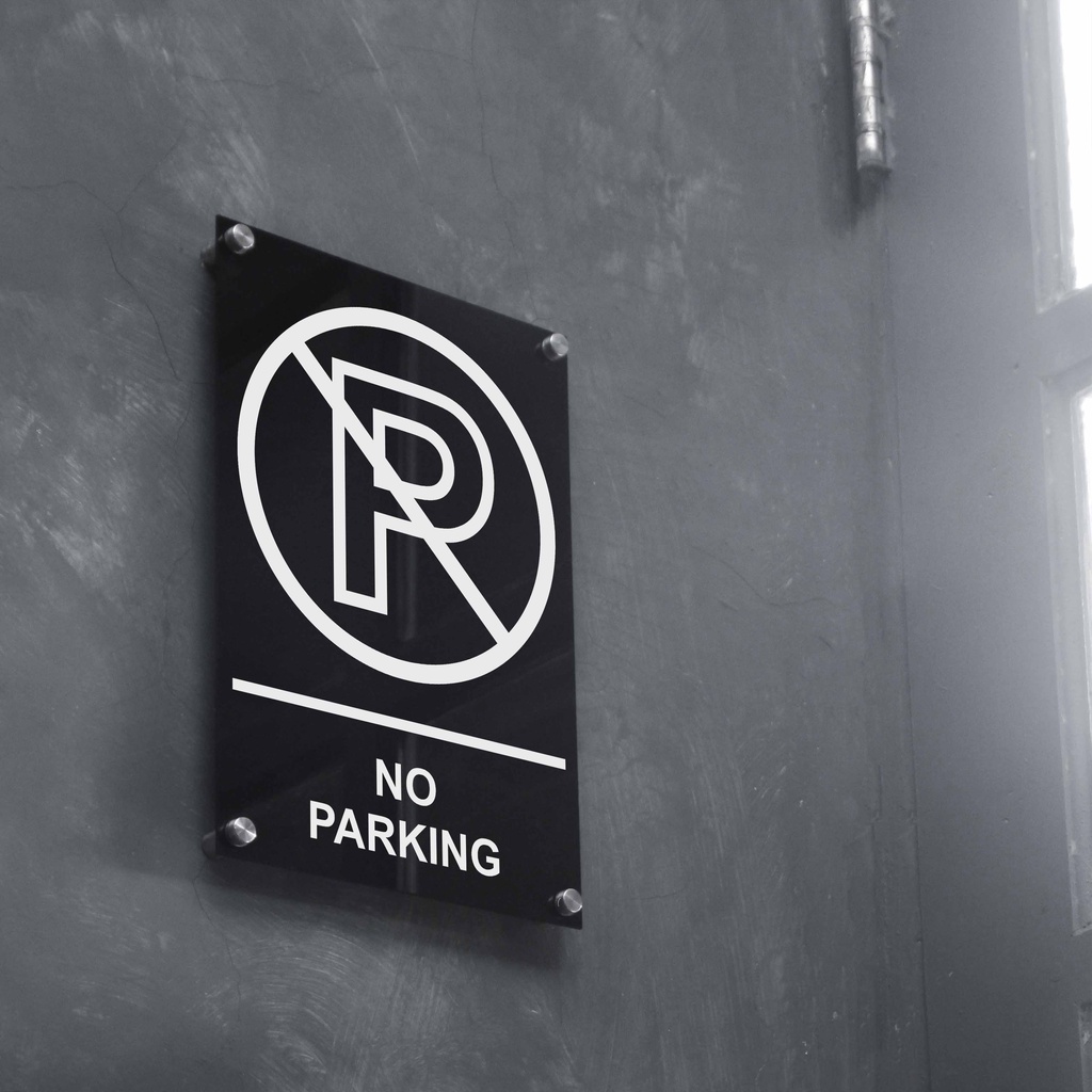 Jual Dekorasi Cafe Resto Signage Akrilik Hitam 2mm Persegi 20 x 30 cm ...