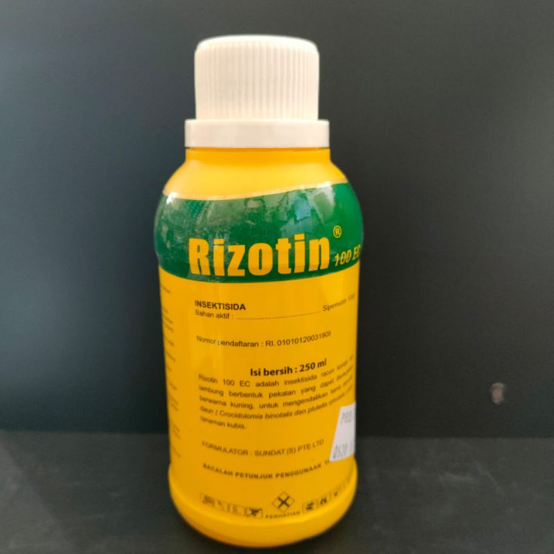 Jual rizotin 100ec 250ml insektisida hama wereng dan ulat | Shopee ...